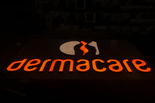 AP PLEX solid acrylic signs FrontLIT